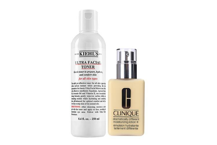 Набор женский CLINIQUE Dramatically Different Moisturizing Gel 125ml + Kiehl's Ultra Facial Toner 250ml