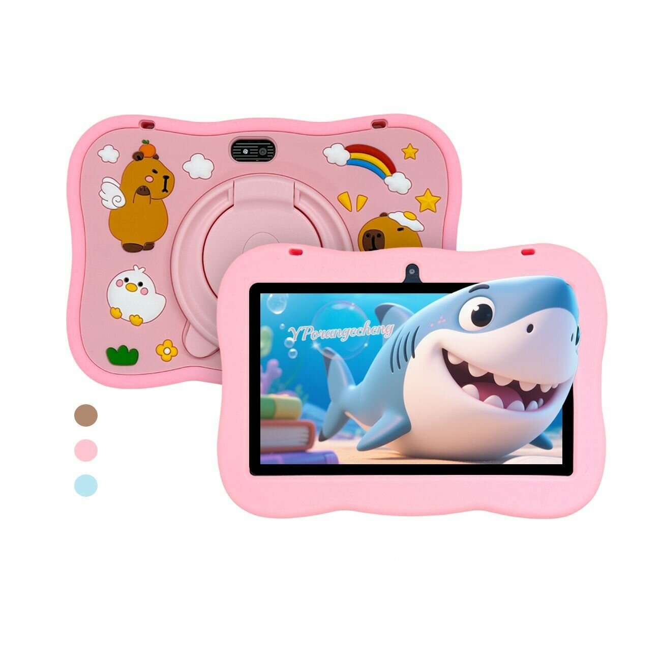 7-дюймовый детский планшет на базе Android с двойной камерой 0,3 + 2 Мп, 3000 мАч, 2 ГБ + 32 ГБ