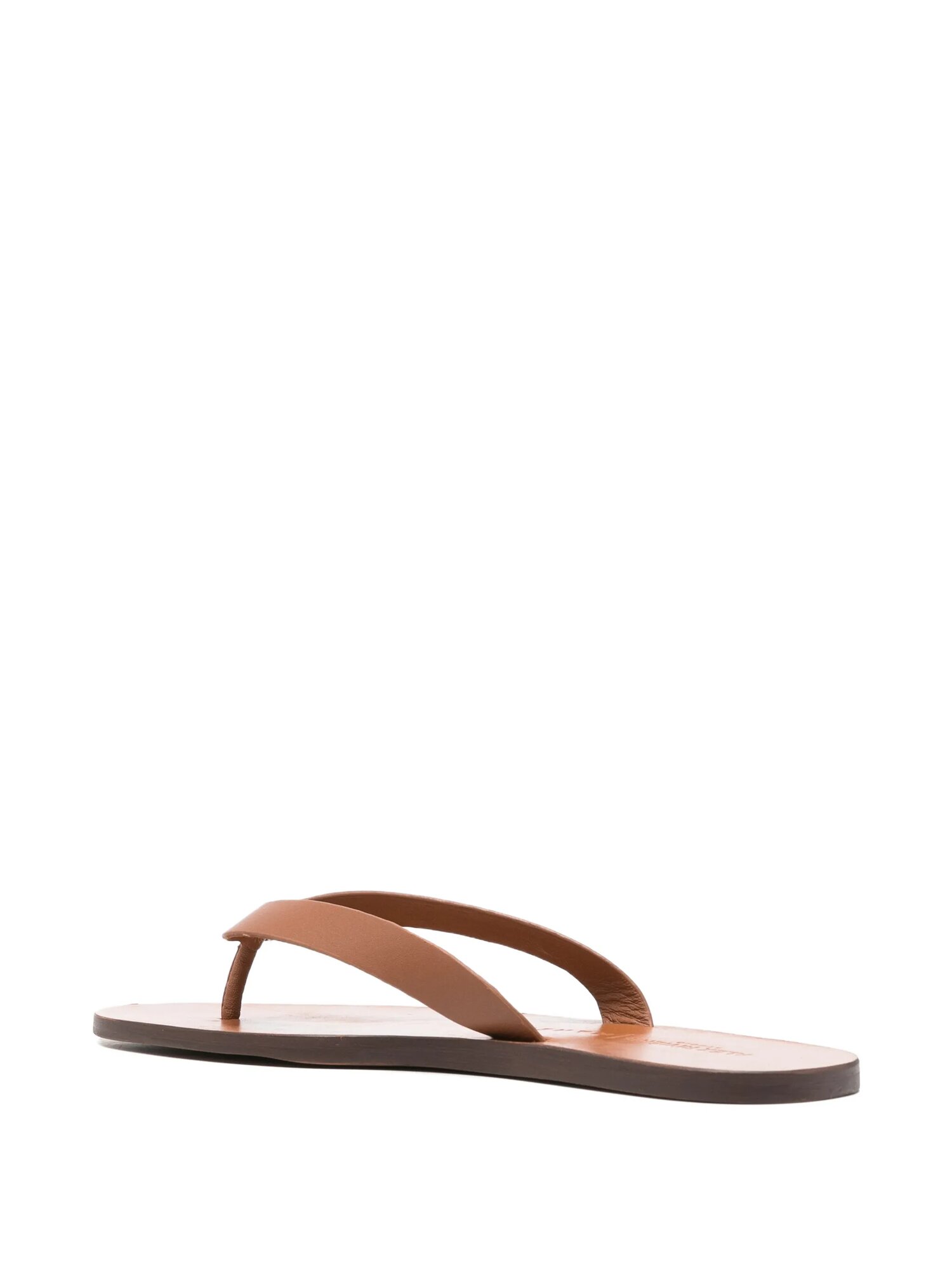 Шлёпанцы Manebi Leather flip-flops, размер 36, brown — фото 1