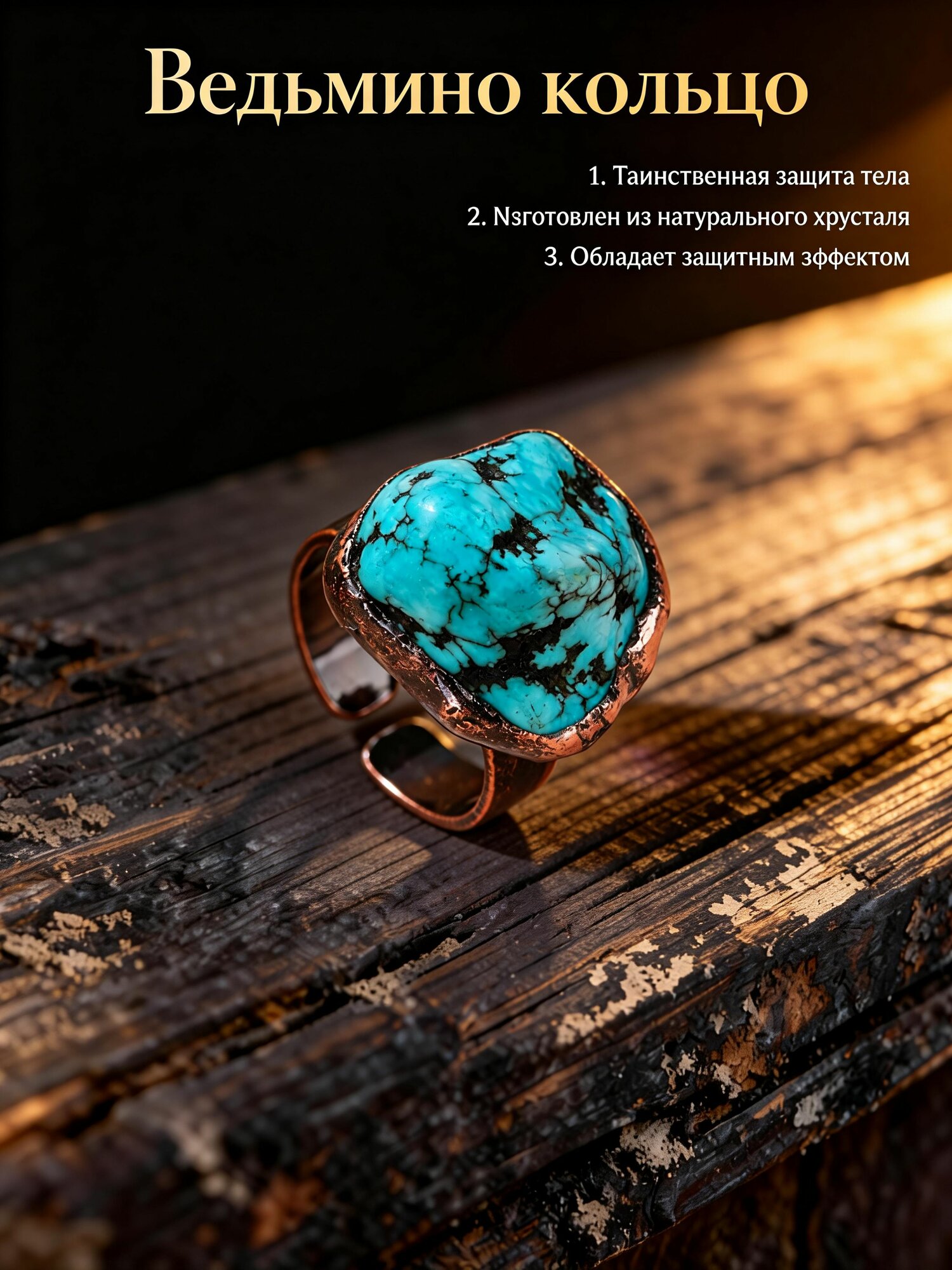 Талисман Оберег/Таинственное кольцо-амулет/Оберег на счастье кольцо