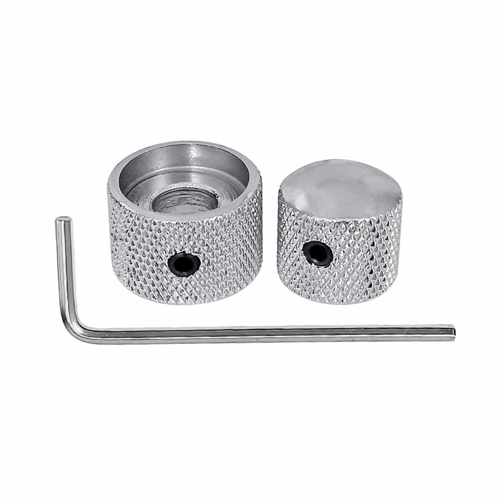 2 металлические ручки для точной регулировки громкости и тона гитары