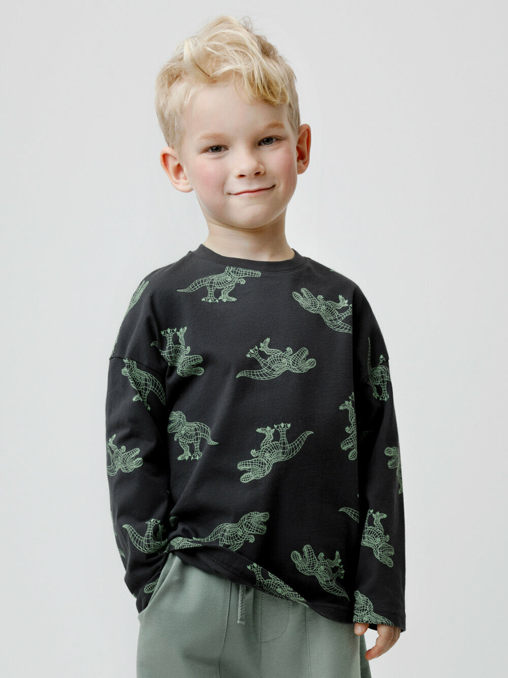 Лонгслив хлопковый лонгслив, детский