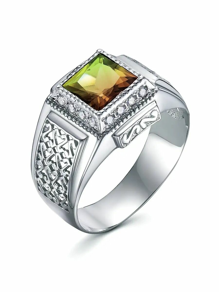 Печатка, серебро, 925 проба, родирование