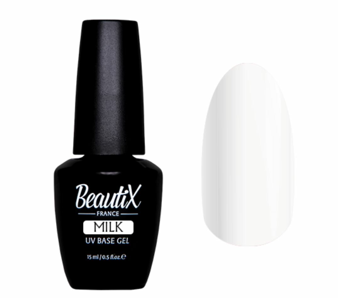 Beautix, Камуфлирующее базовое покрытие MILK, 15мл