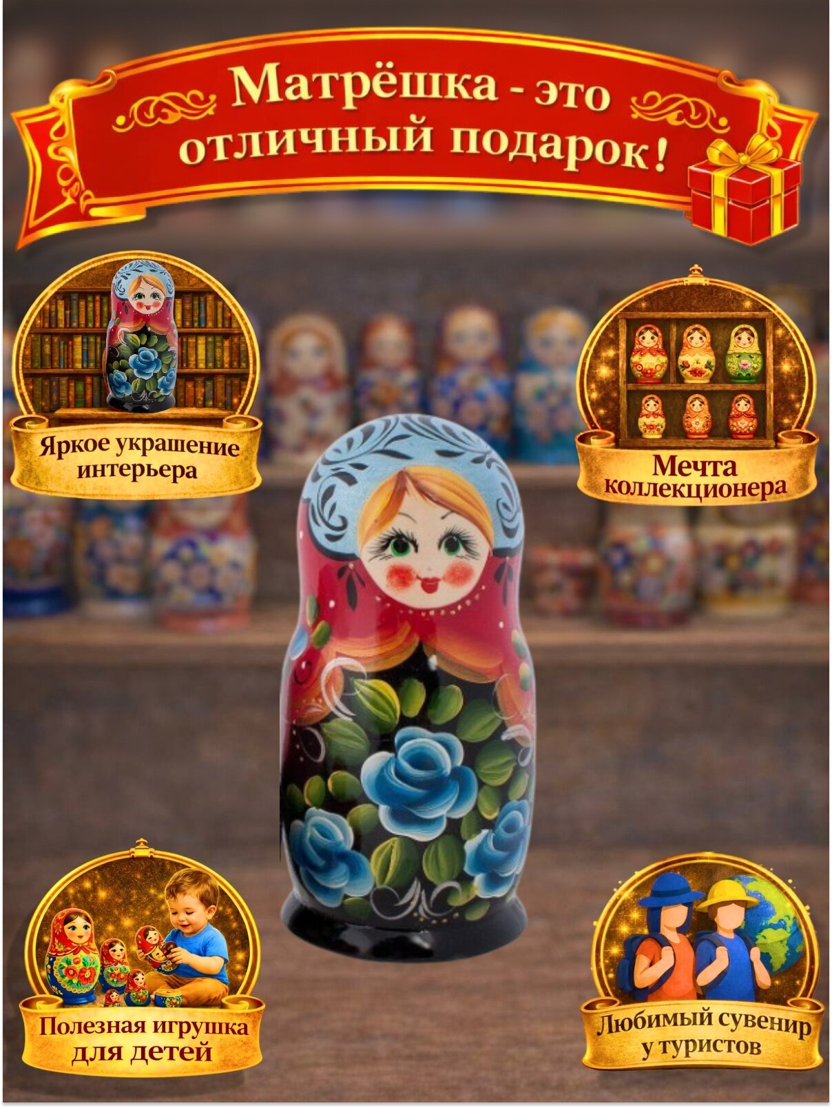 Матрешка Литиция — фото 1