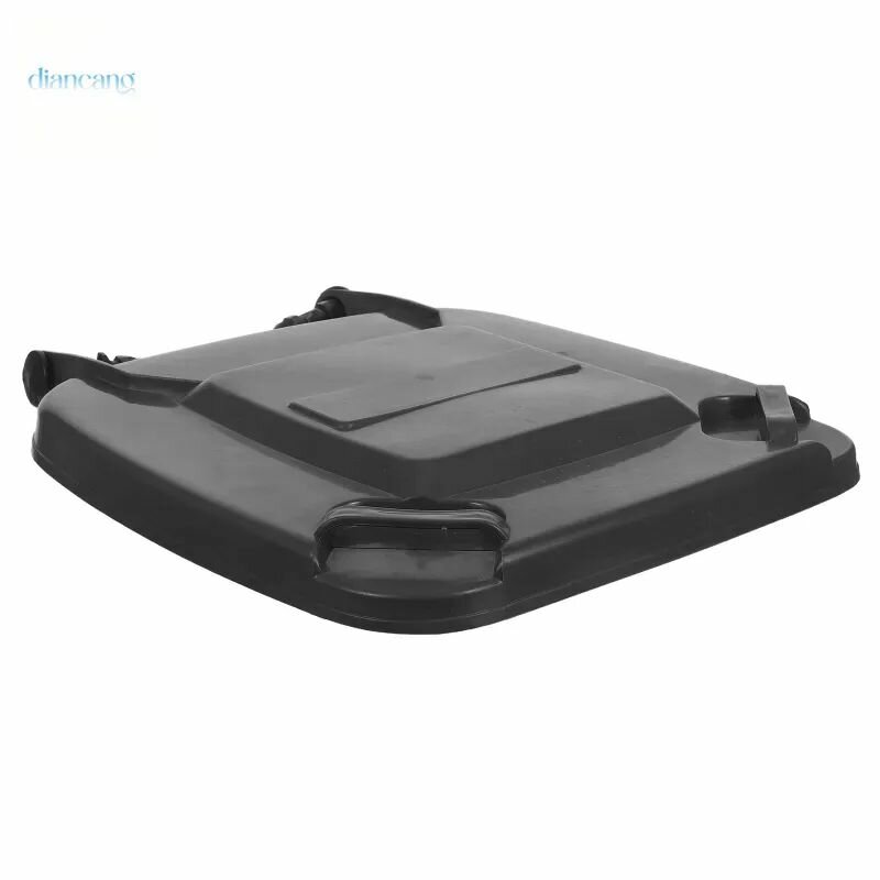 Крышка для мусорного бака пластиковая, светло-серая, для использования в доме и саду