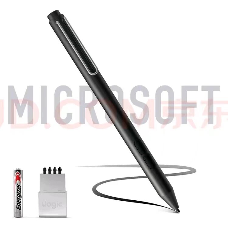 Официальный Microsoft Surface Pen поколения 5 черный цвет с набором из 4 наконечников и батареей для Surface Pro 5