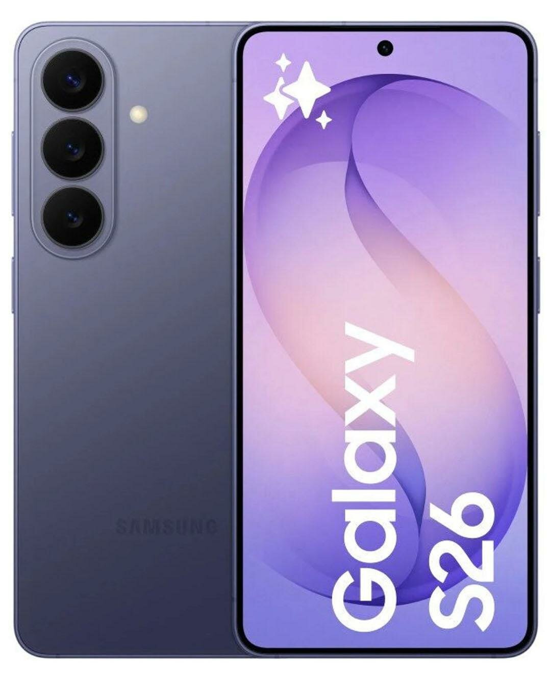 Смартфон Samsung Galaxy S26, память 12/256Gb, цвет Cobalt Violet (Фиолетовый)