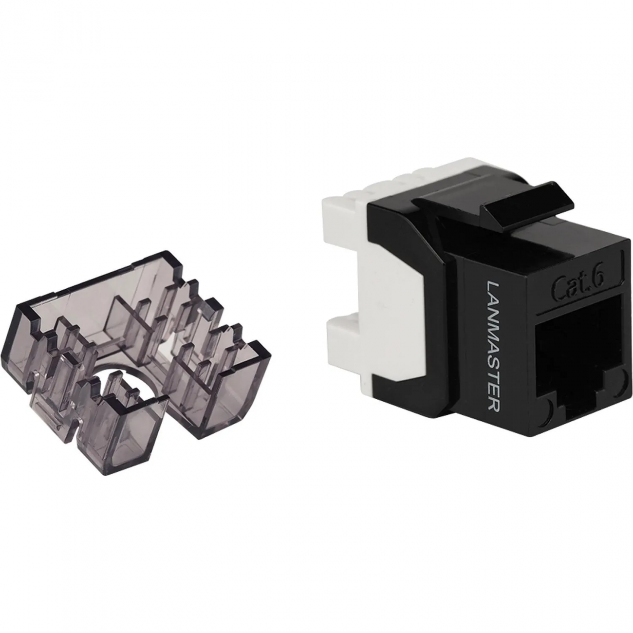 Модуль Keystone LANMASTER ToolLess LAN-TK45U6/180N-BK 2414405