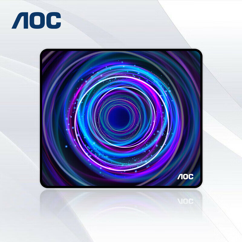 Коврик для мыши AOC Full-Property средний и малый размер 350x300x4 мм усиленный с закрепленными краями для офисного