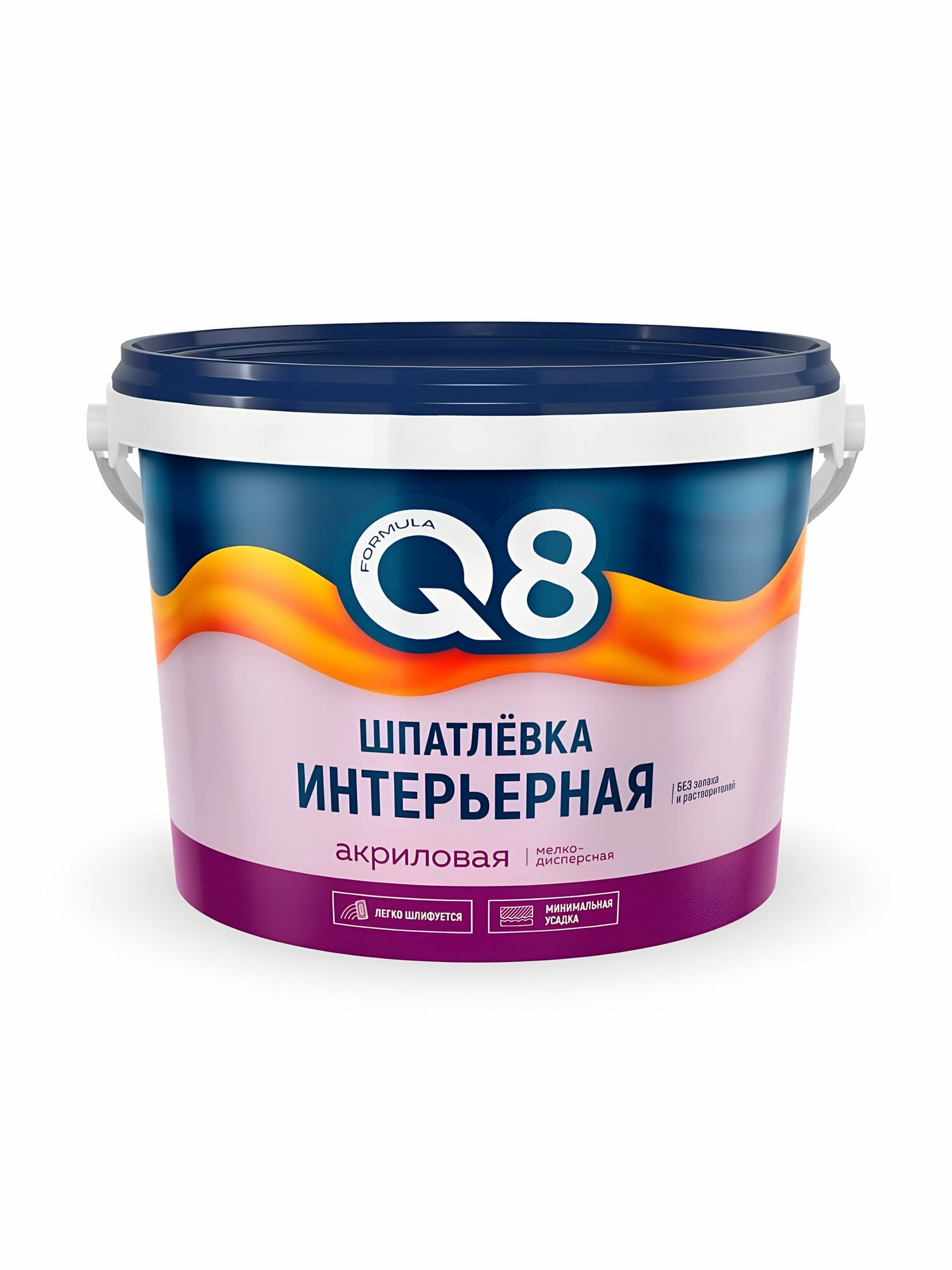 Formula Q8, Шпатлевка для стен готовая, акриловая, 3 кг