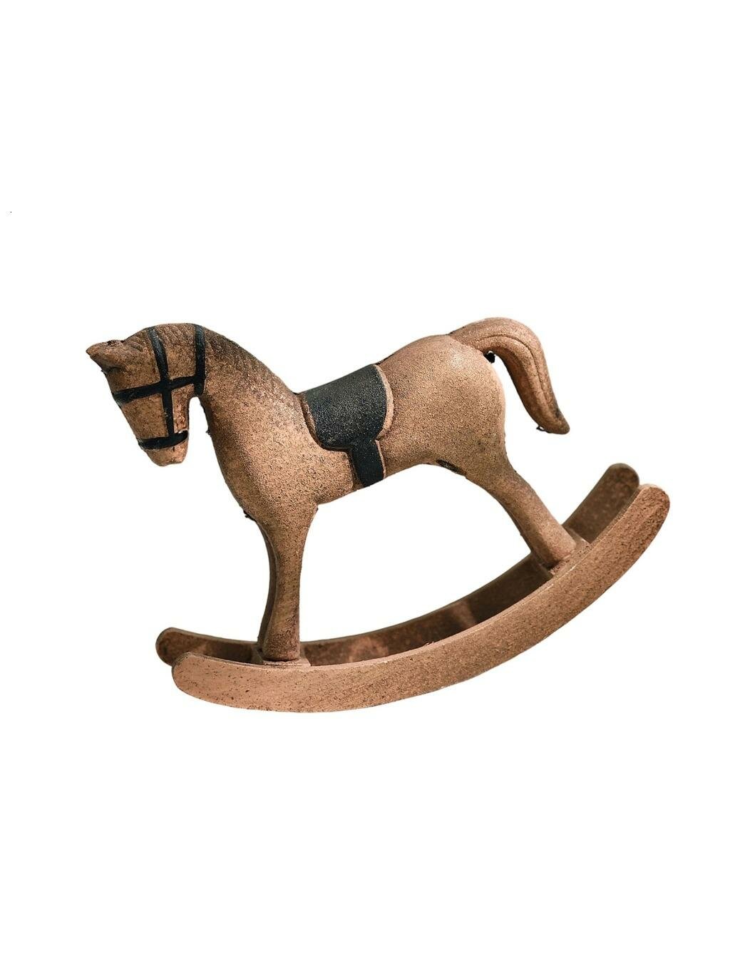 Деревянная качающаяся лошадка, 5