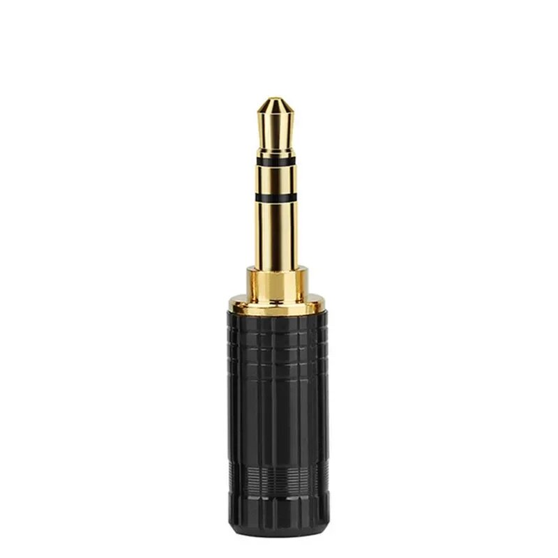 3.5 мм аудиоразъем Black Gold, 6шт