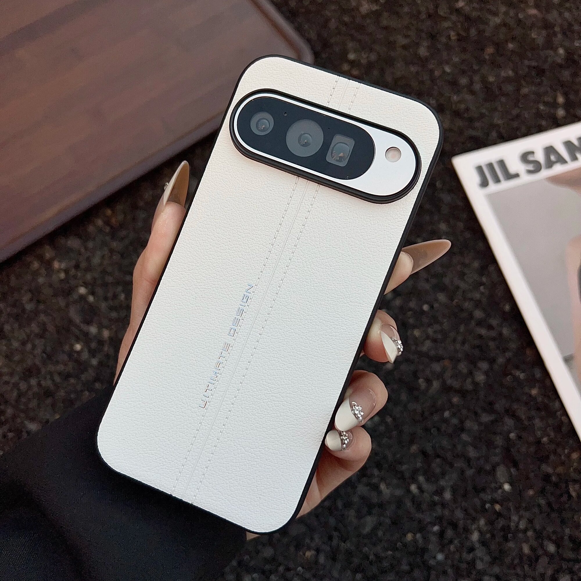Белый чехол для Google Pixel 9 Pro, Ivory