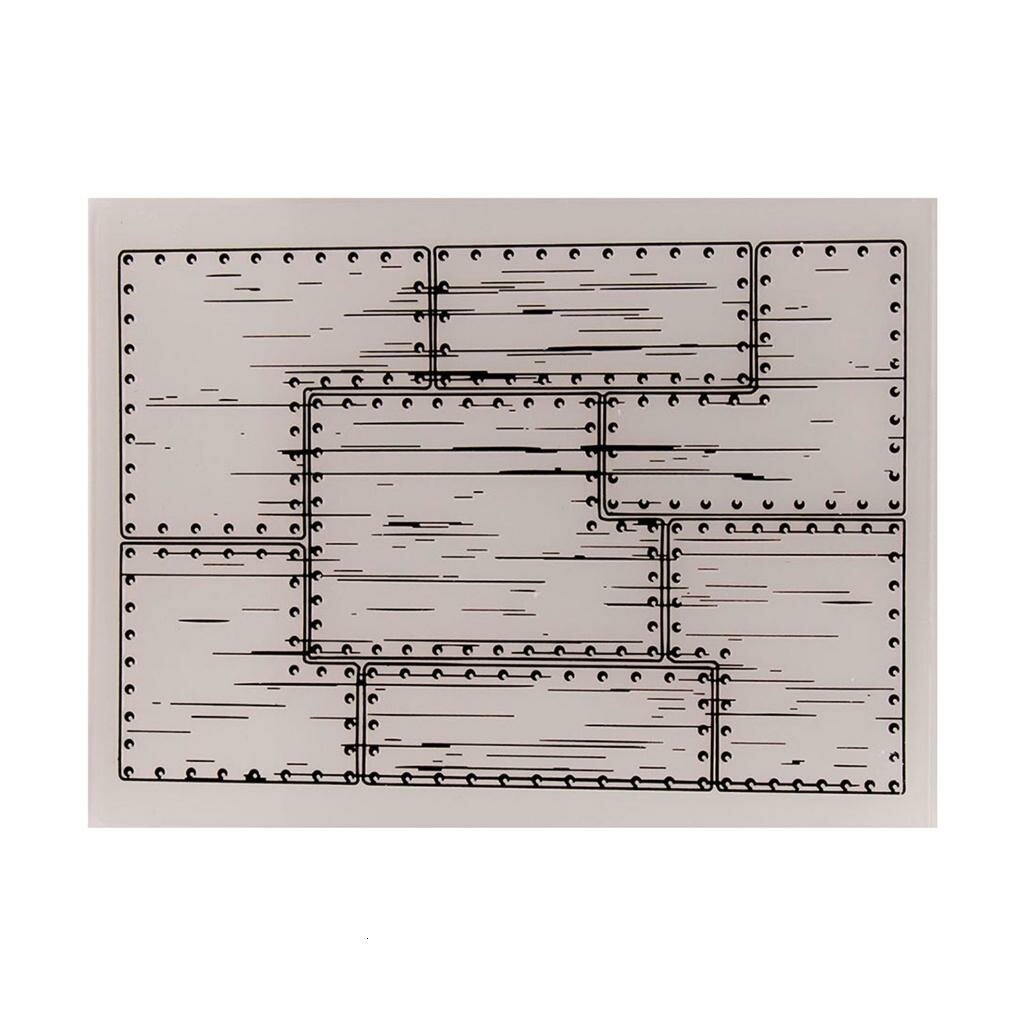 Штамп-трафарет «Сердце» с точечным рисунком, EM314