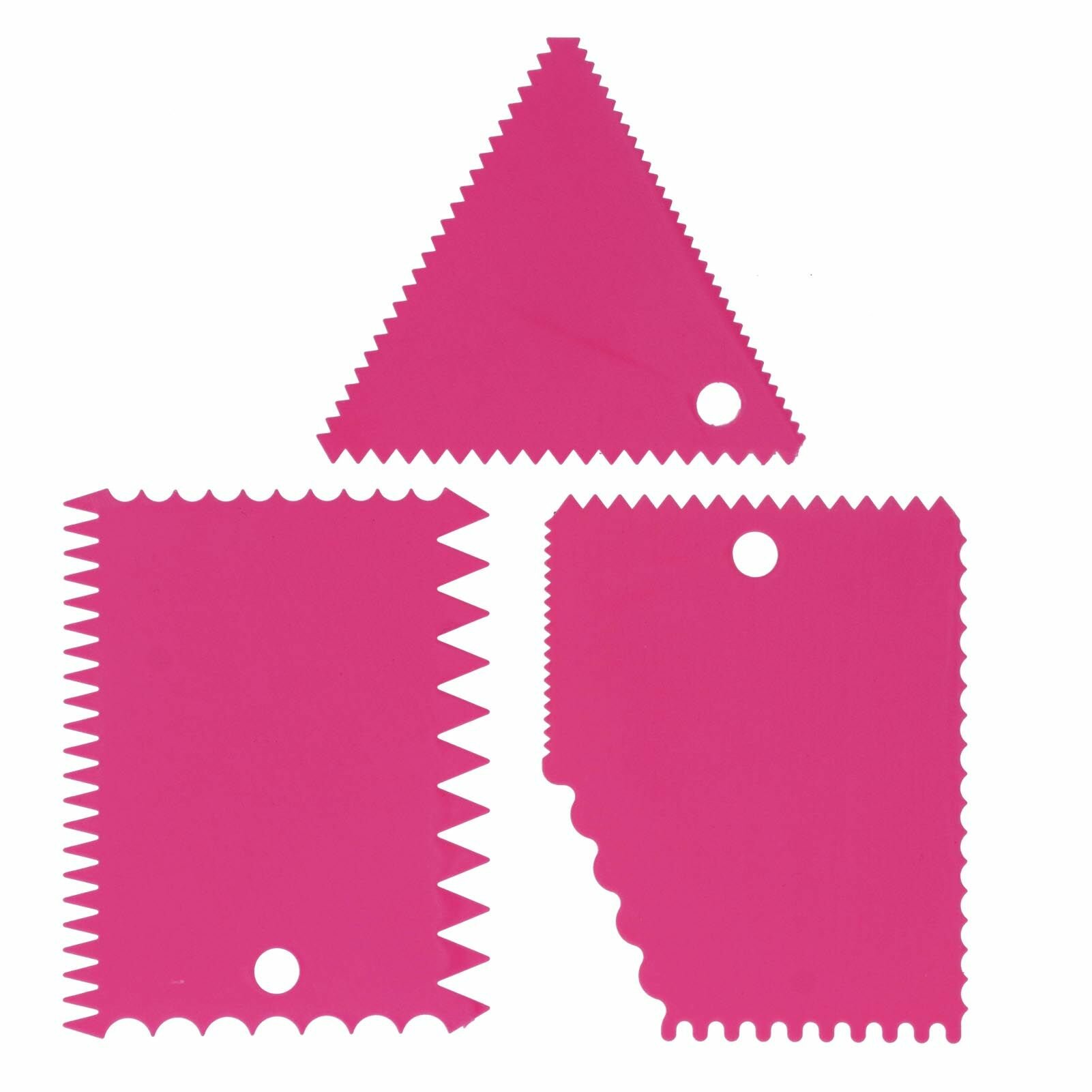 3 шт. Универсальный скребок для крема и теста, пластиковый, для декорирования тортов, удобный, прочный