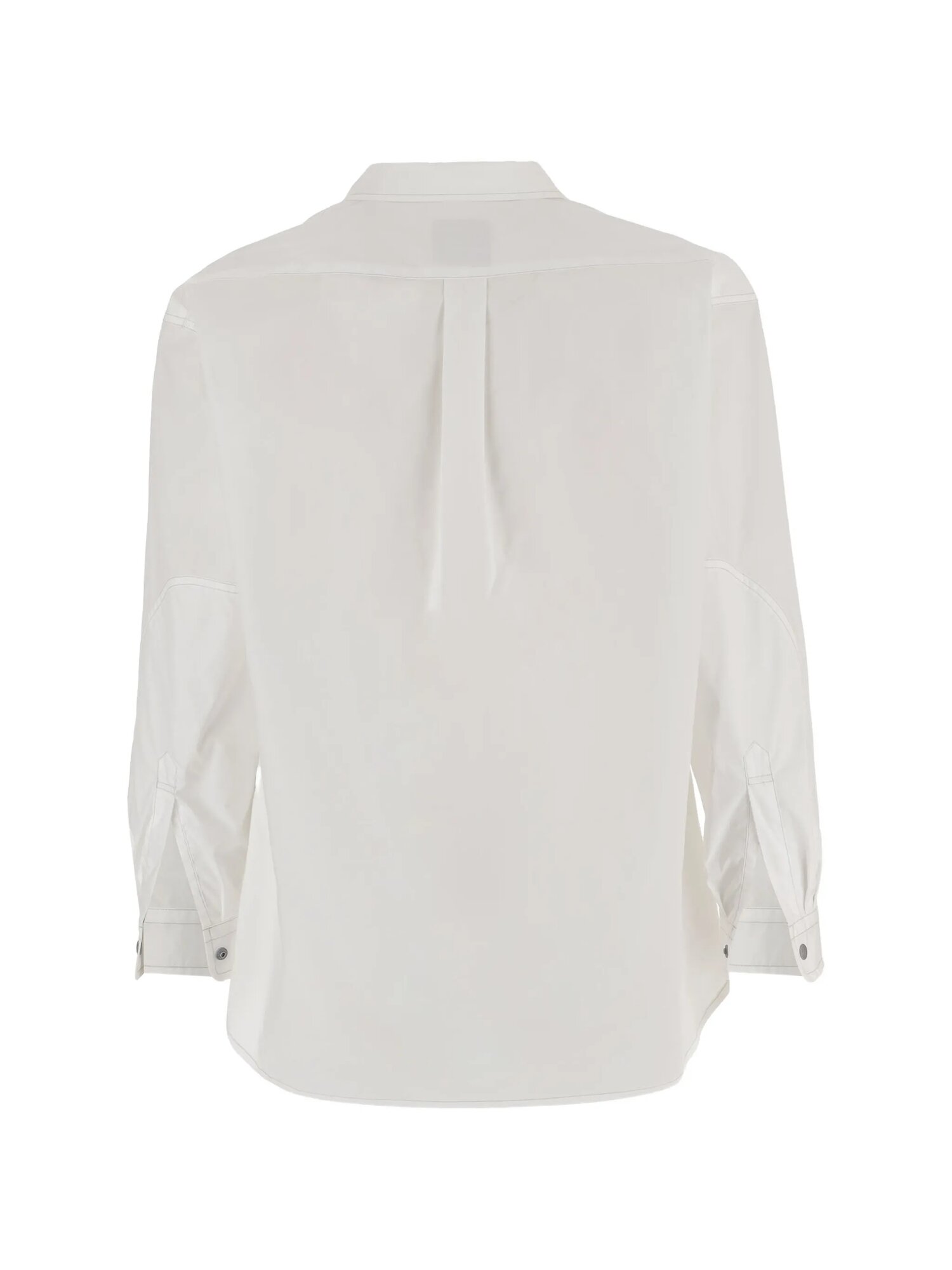 Рубашка And Wander Pocket shirt, размер 36, бежевый/белый — фото 1