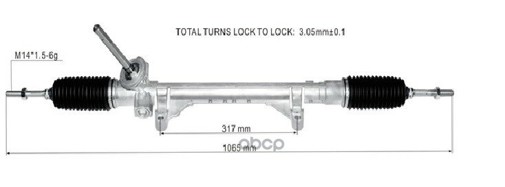 Рейка рулевая M-TEX арт. MTRR10002
