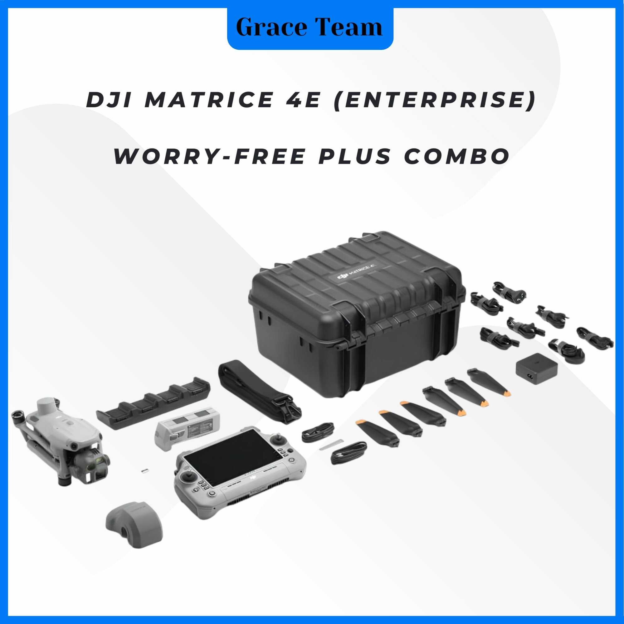 Квадрокоптер DJI Matrice 4E (Enterprise) Worry-Free Plus Combo