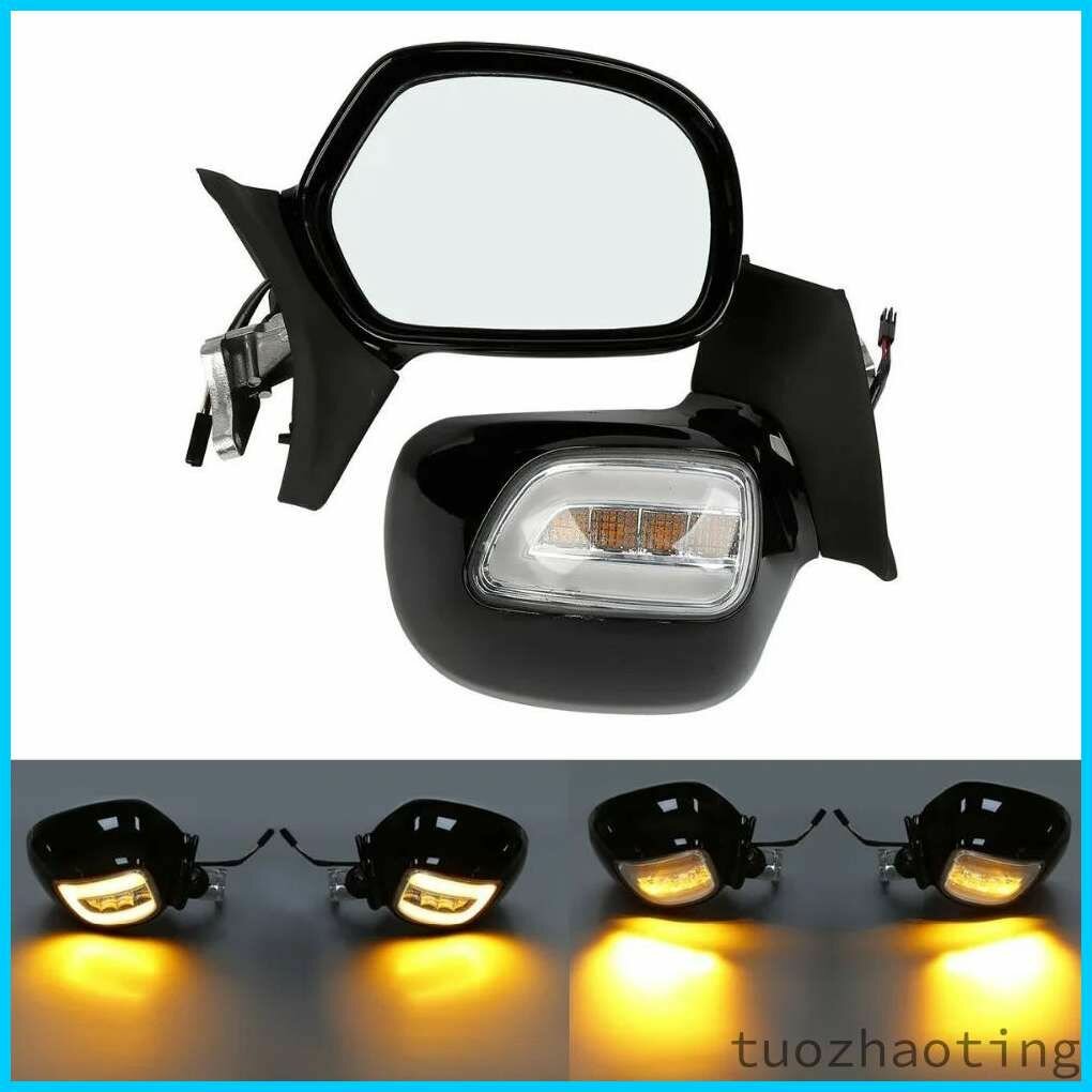 Зеркала заднего вида с LED-поворотниками для Honda Gold Wing GL1800 1800 (2001–2017), боковые мото-зеркала