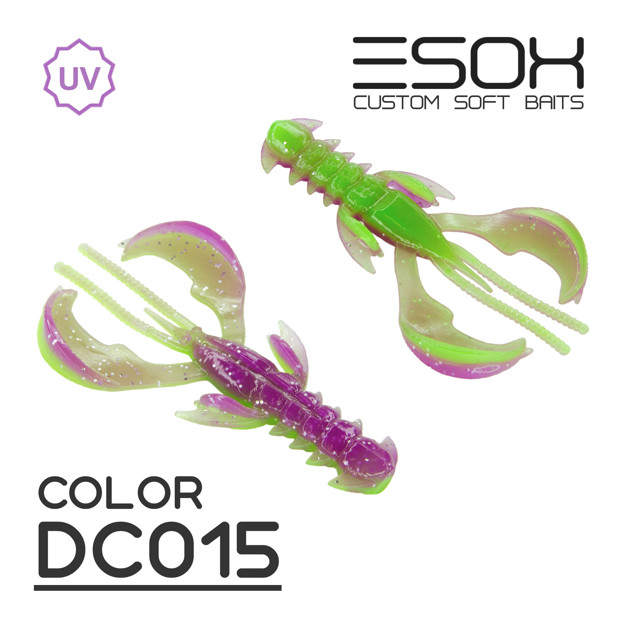 Мягкая приманка для рыбалки ESOX Rappid 3.2"(80мм) 4шт.