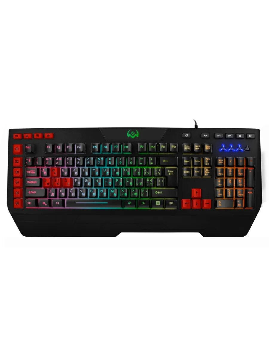 Клавиатура мембранная проводная KB-G9600 black