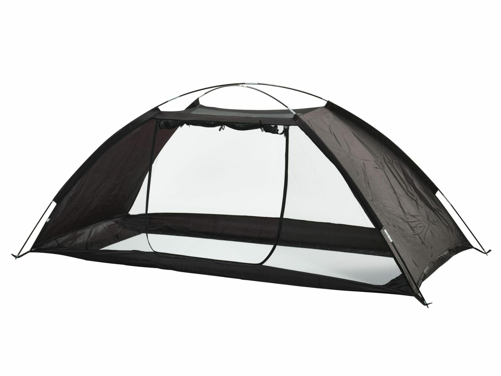 DECATHLON москитная сетка Travelnet Alufix, черный, 200x100x100 см, 1-местная