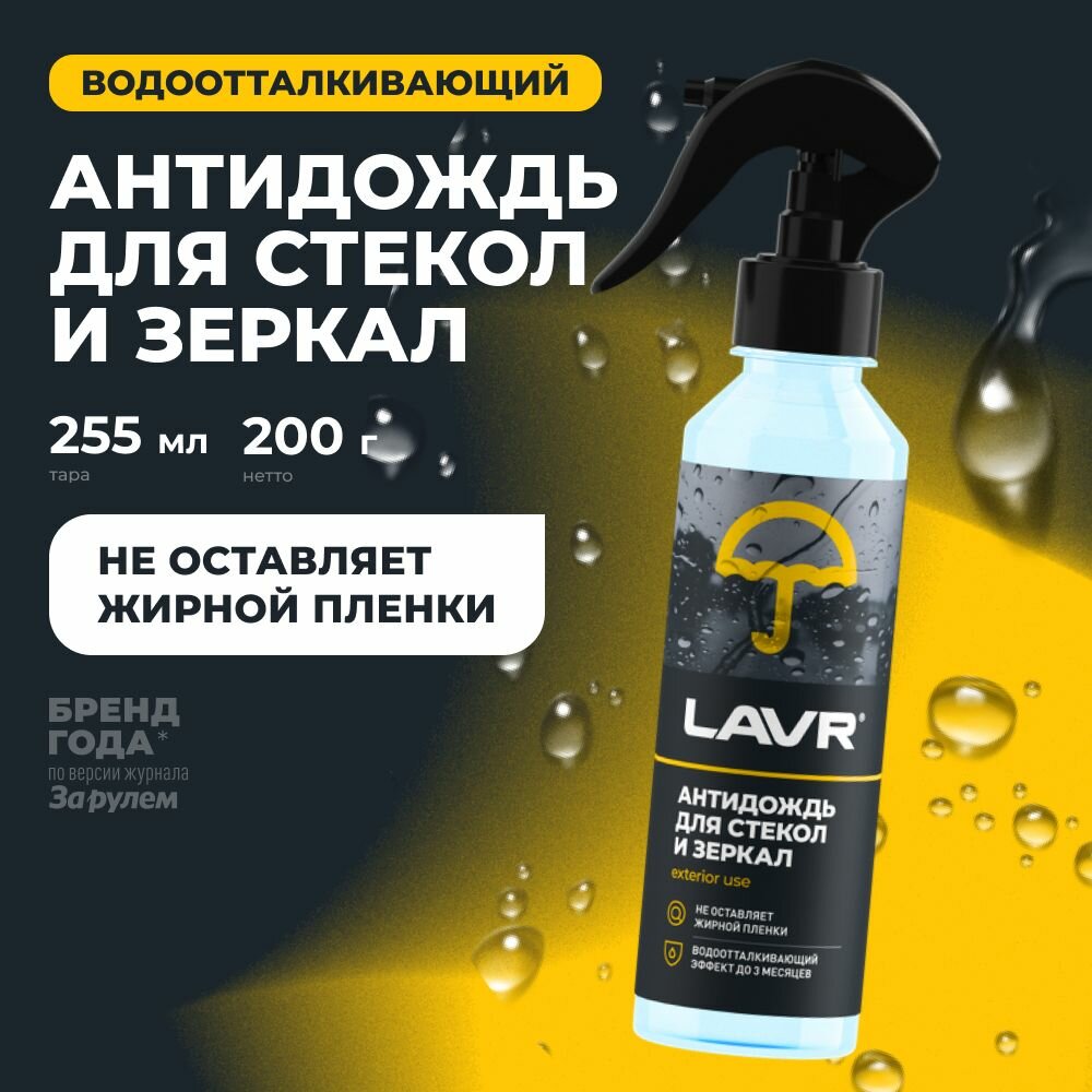 Антидождь 255 мл LAVR Ln1617