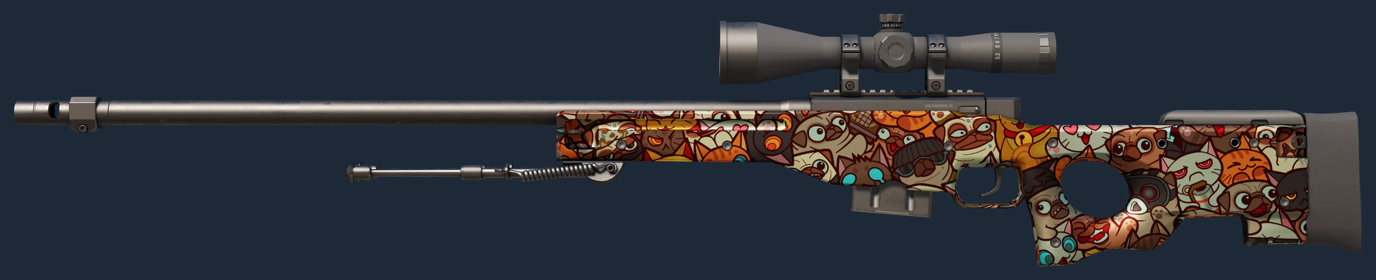 AWP | лапки (Закалённое в боях) Скины CS2 с быстрой автовыдачей steam trade