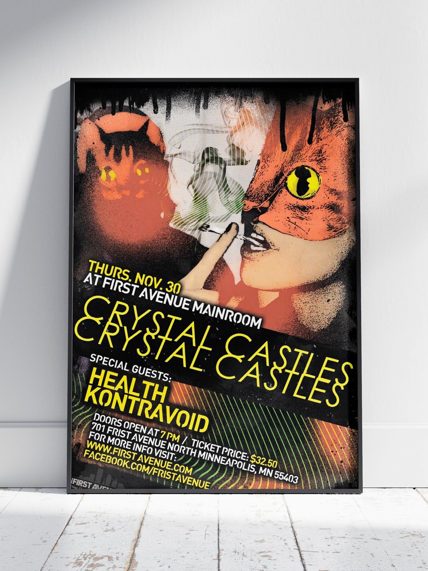 Плакат на стену для интерьера Кристал Кастлс (Crystal Castles 29) - Постер по музыке и артисту формата A4 (21x30 см)