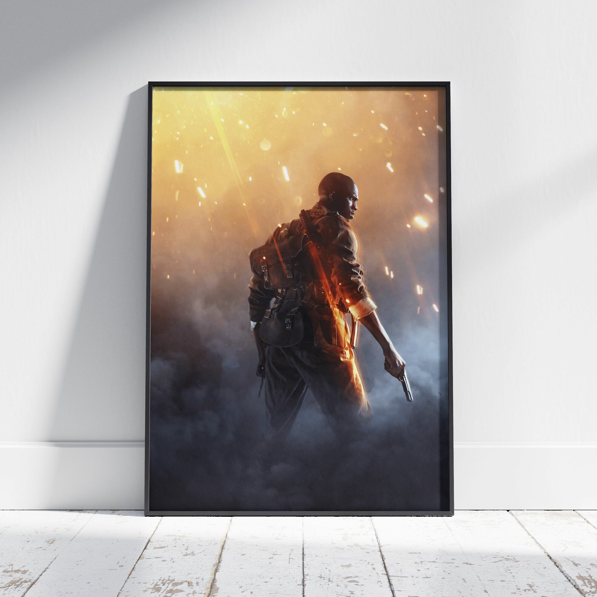 Плакат на стену для интерьера Бателфилд (Battlefield 1 - 14) - Постер по игре формата А4 (21x30 см)
