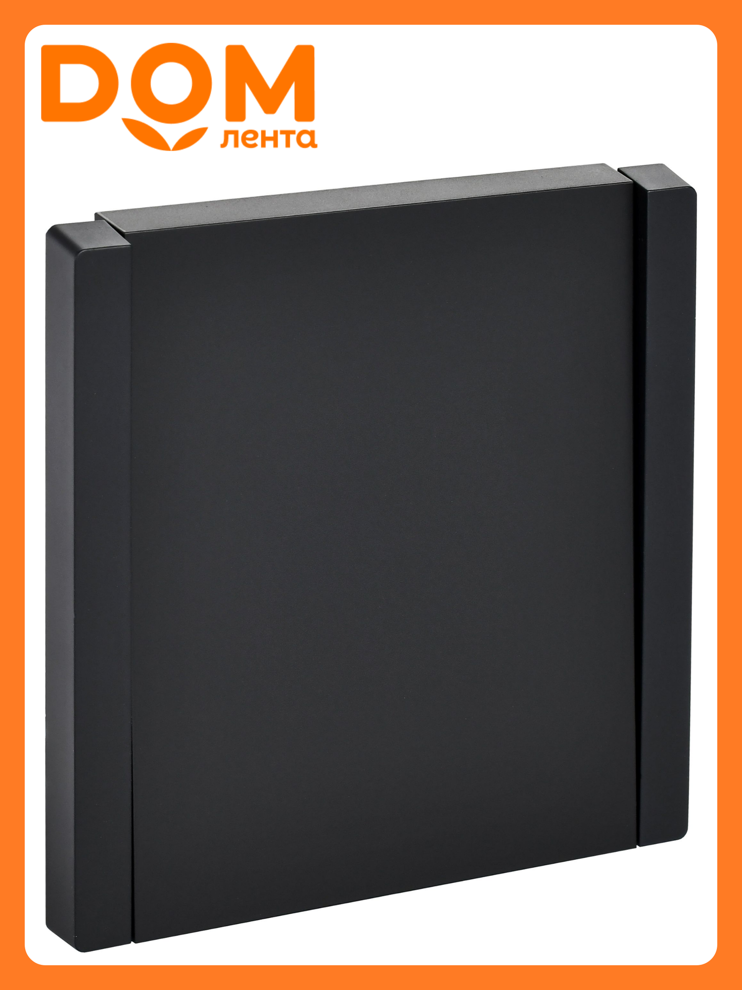 FORTE&PIANO Выключатель 1-клавишный самовозвратный 10А FP110 черный IEK