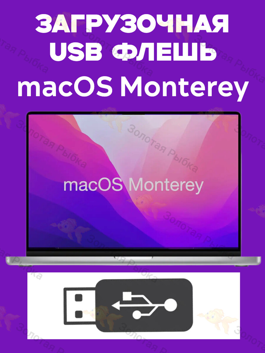 Загрузочная флешка Mac OS Monterey, MacOS