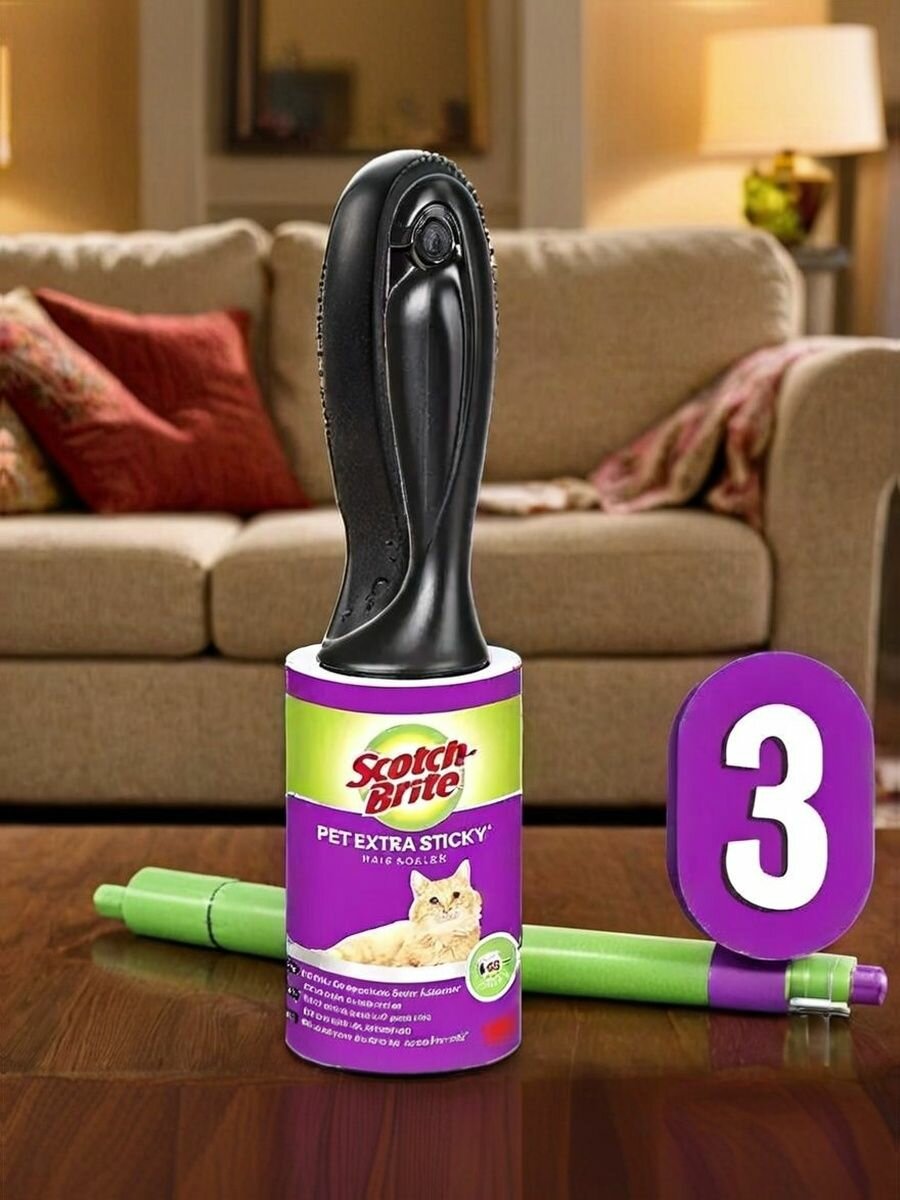 Scotch-Brite Ролик для чистки одежды 3 шт