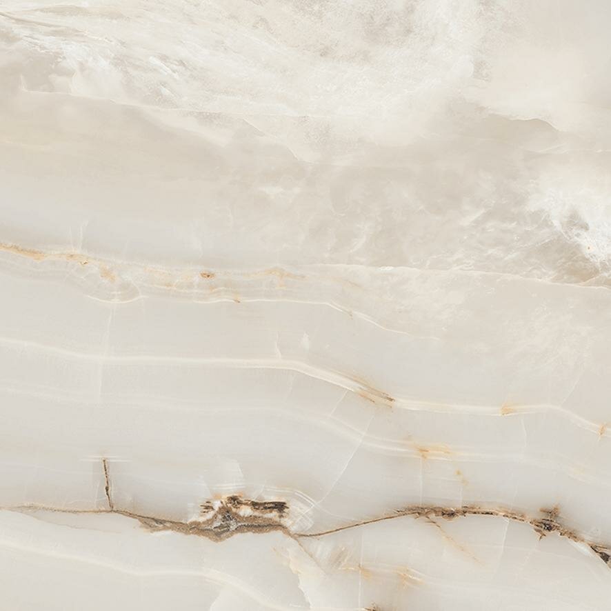 Керамогранит Laparet Оникс Смоук светло-серый полированный 60х60 см