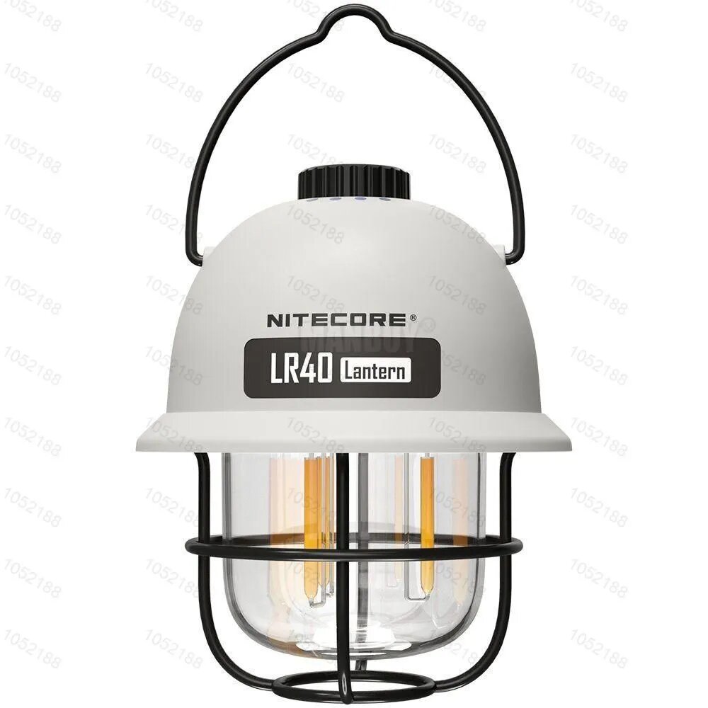 Кемпинговый фонарь Nitecore LR40, многофункциональный походный фонарь с аккумулятором USB-C, 3 источника света, регулировка яркости, 65 часов работы, выход USB-A — фото 1