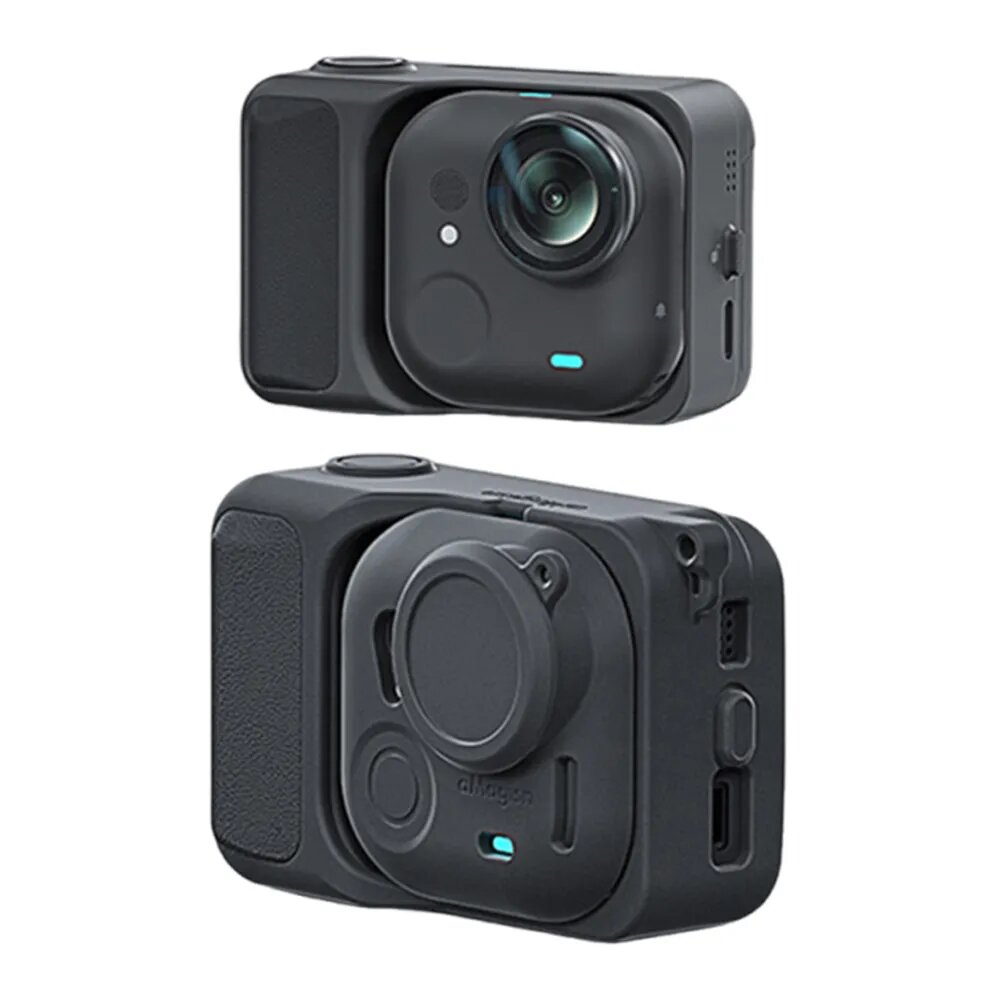 Силиконовый защитный чехол для экшн-камеры Insta360 GO Ultra черный