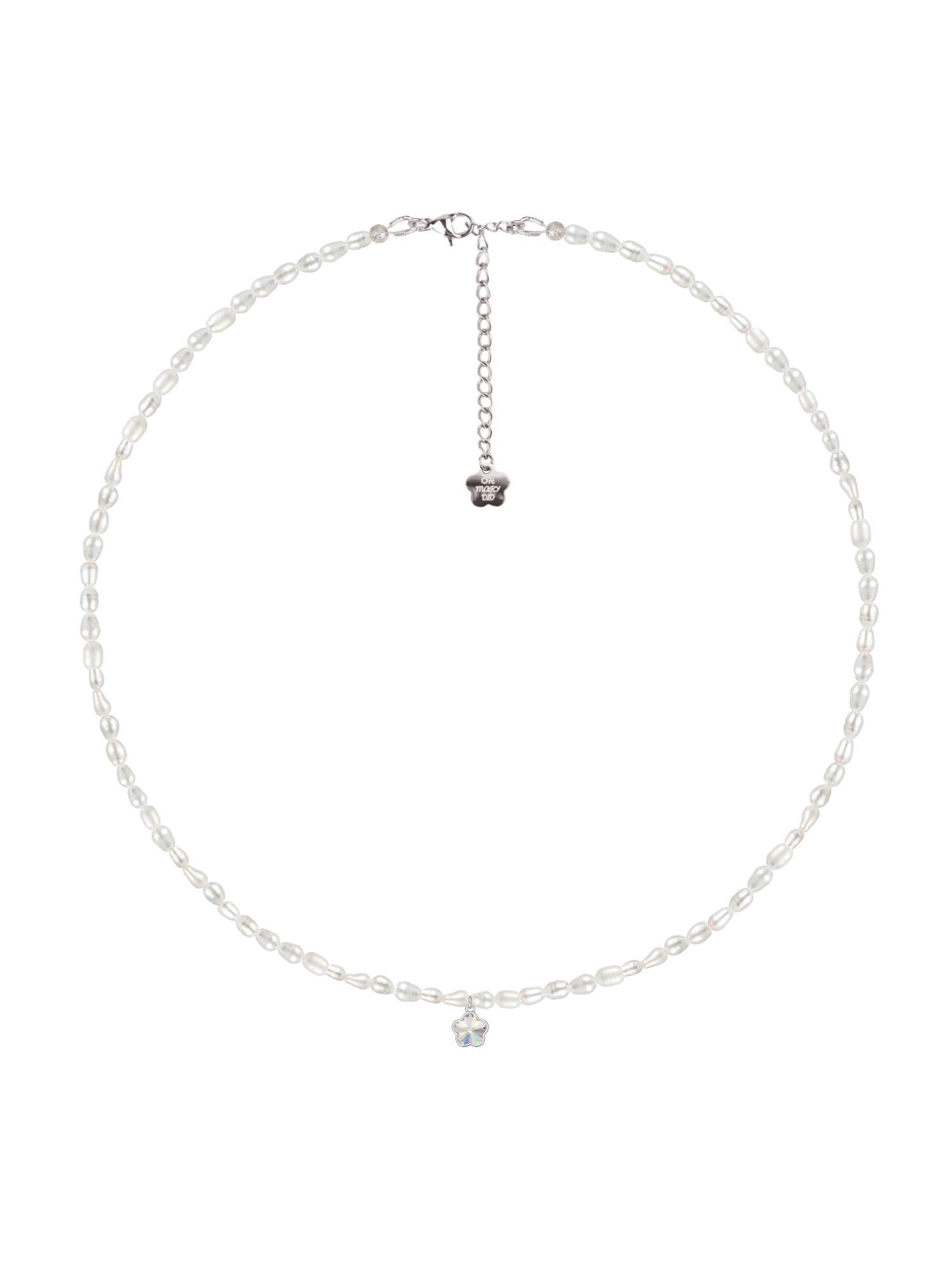 Чокер, кристаллы Swarovski, жемчуг пресноводный