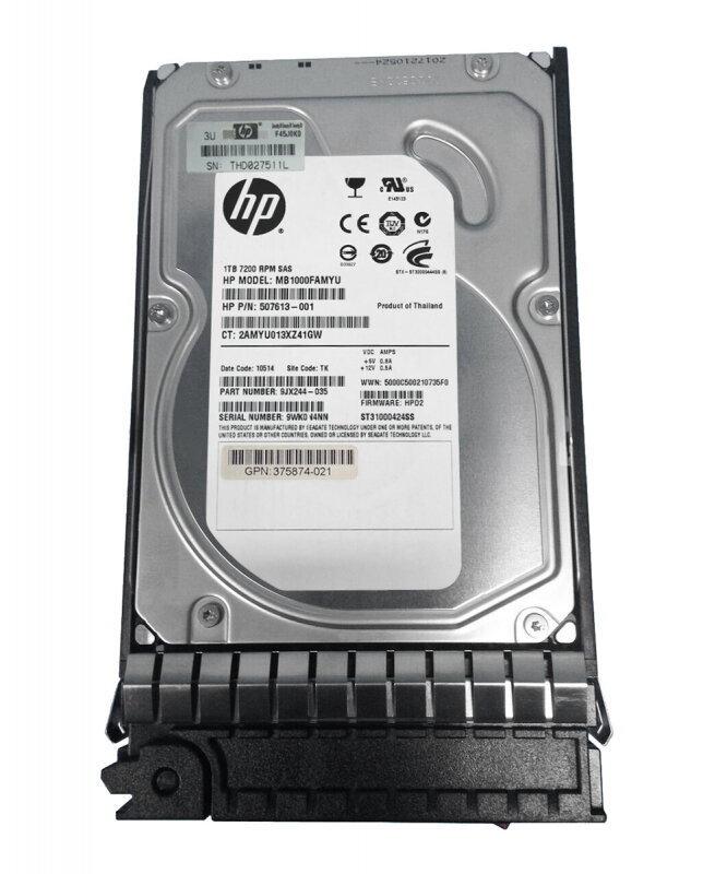 Жесткий диск HP 1Tb 7200 SAS 3.5" HDD MB1000FAMYU