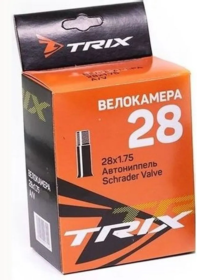 Велокамера 28 28х1.75 AV велосипедная камера для велосипеда 28 дюйма