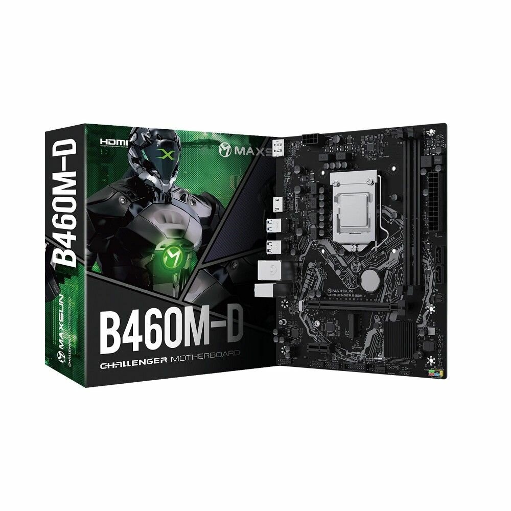 MAXSUN Материнская плата MS - Challenger B460M - D LGA 1200 2хDDR IV 1хM.2