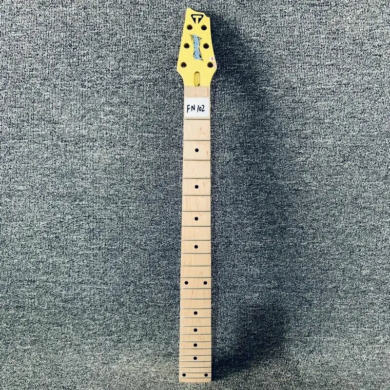 Гриф FN102 Travler для электрогитары с Floyd Rose, полуготовый, 24 лада, повреждения поверхности, загрязнения, на замену