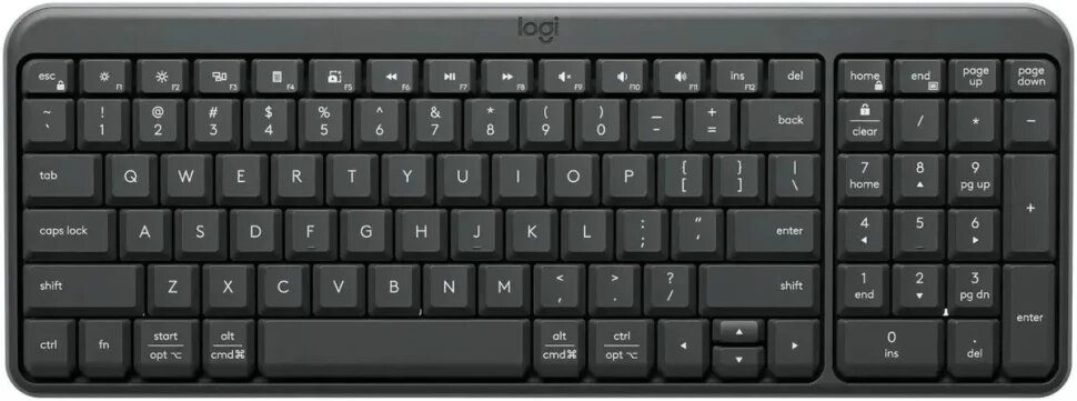 Клавиатура Logitech K250 графитовый (920-013452)