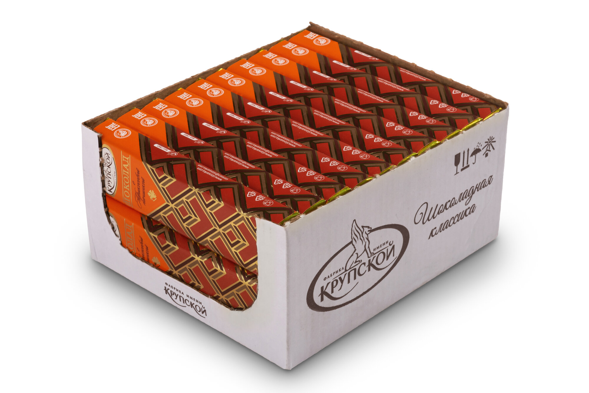 Батончик "Крупская" c абрикосовой начинкой 20 шт. по 47гр.