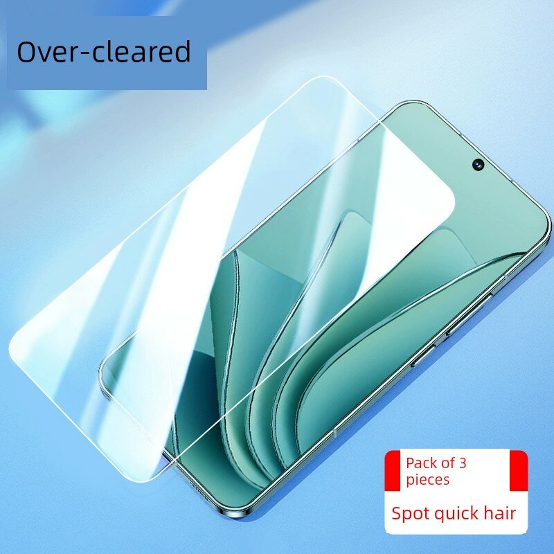 Олеумный стеклянный экран для OnePlus Ace 2V с защитой от синего света, высокая прозрачность, комплект из 3 шт. для