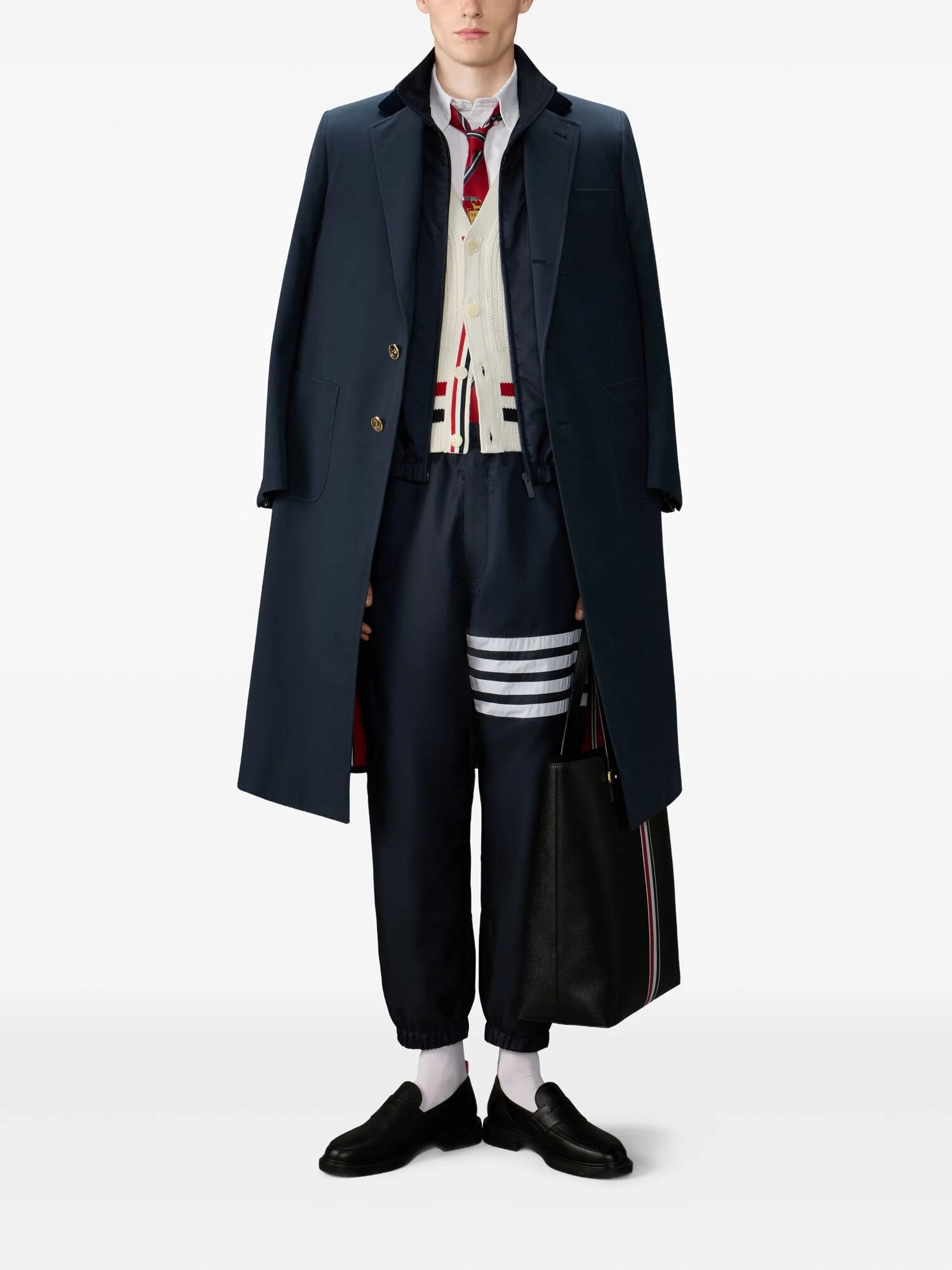 Куртка THOM BROWNE 4-Bar, размер 44, blue — фото 1