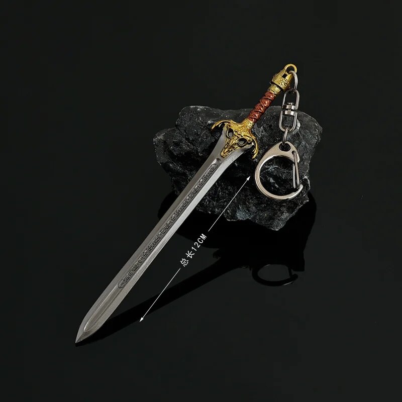 Брелок Меч, 12cm, "Барбарийский кон"