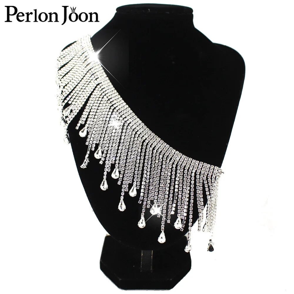 Стразы Perlon Joon, 2 ярда, AB-Gold — фото 1