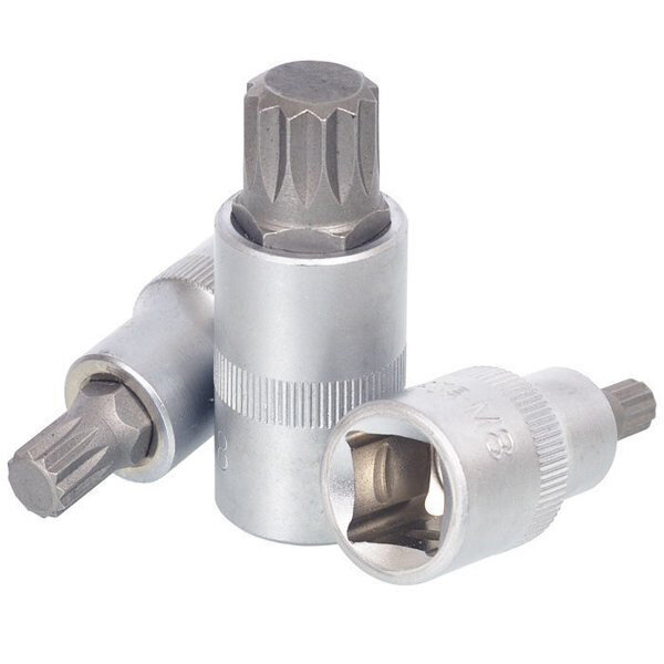 Головка со вставкой 1/2" SPLINE M 8, длина 55мм (АвтоДело)