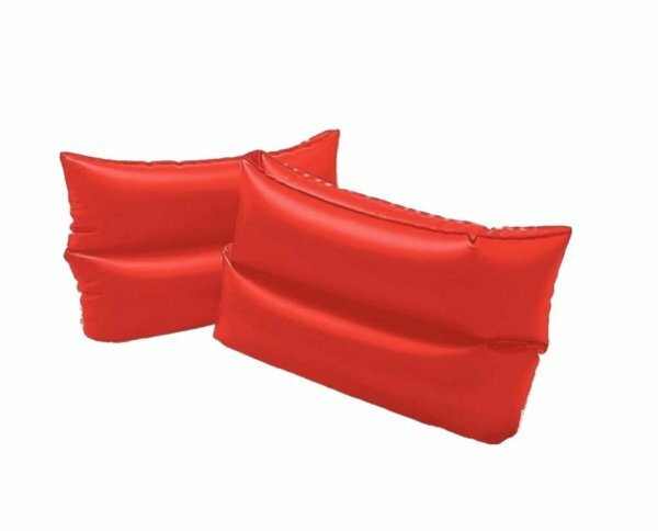 Нарукавники красные 25x17см от 6-12лет